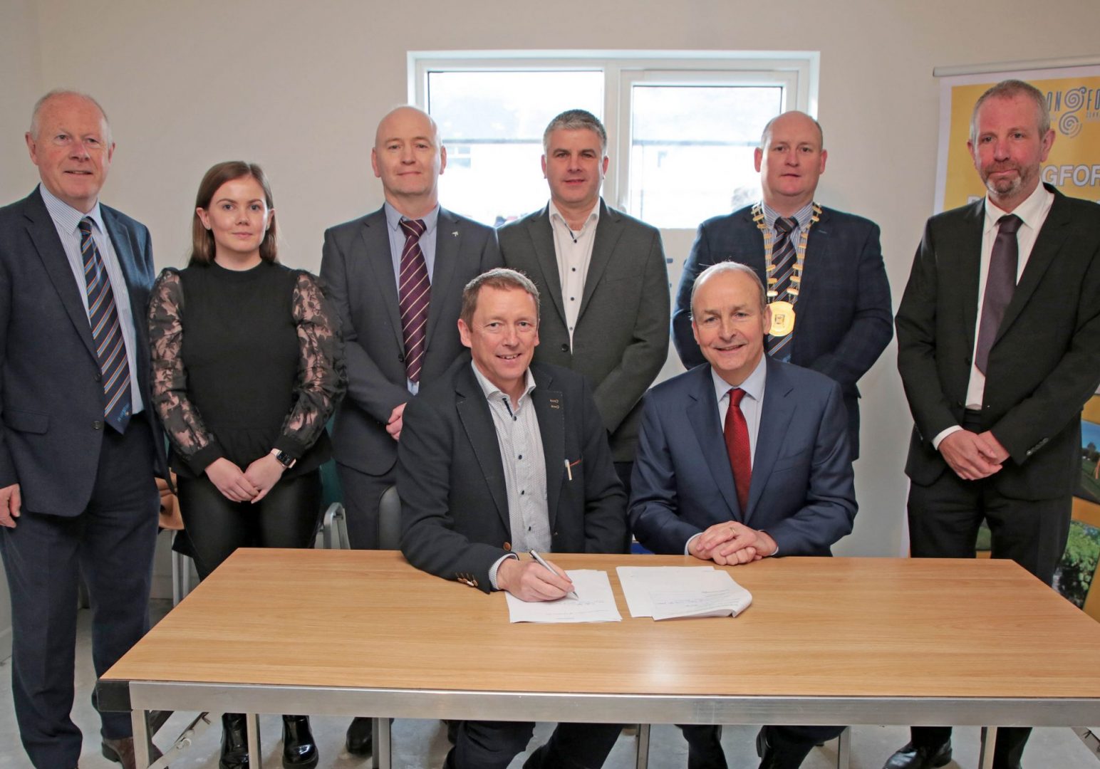 Contract Signing for the "Pobal le Cheile" Project - Ballymahon • TOBIN