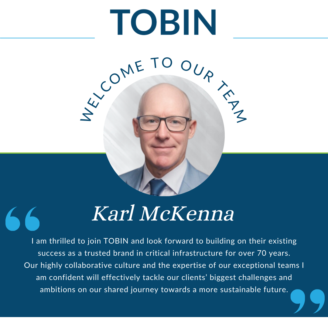 Appointment of new Operations Director, Karl McKenna - TOBIN